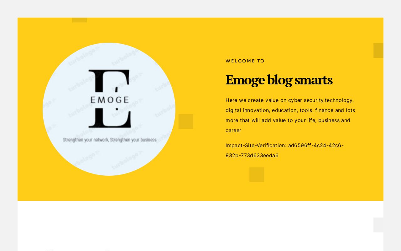 Emoge Blog smarts